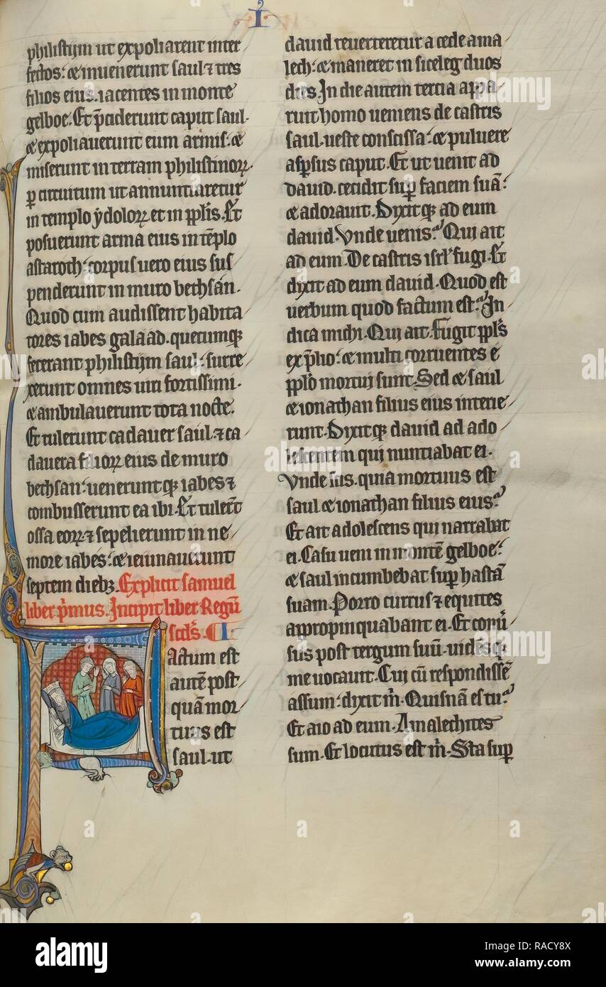 Initial F: David and the Daughters of Israel Lamenting to Saul and ...