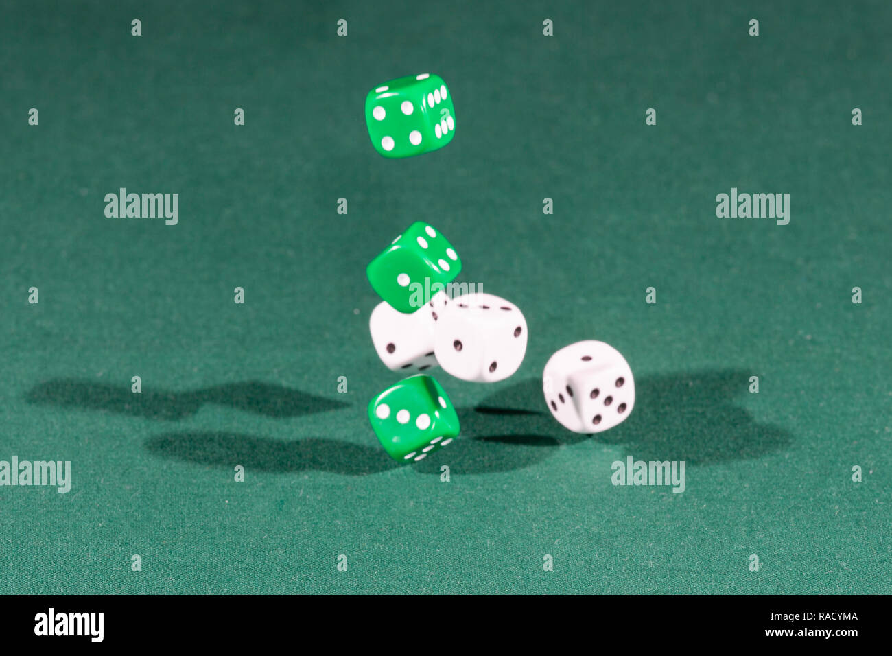 Dropping dice hi-res stock photography and images - Alamy