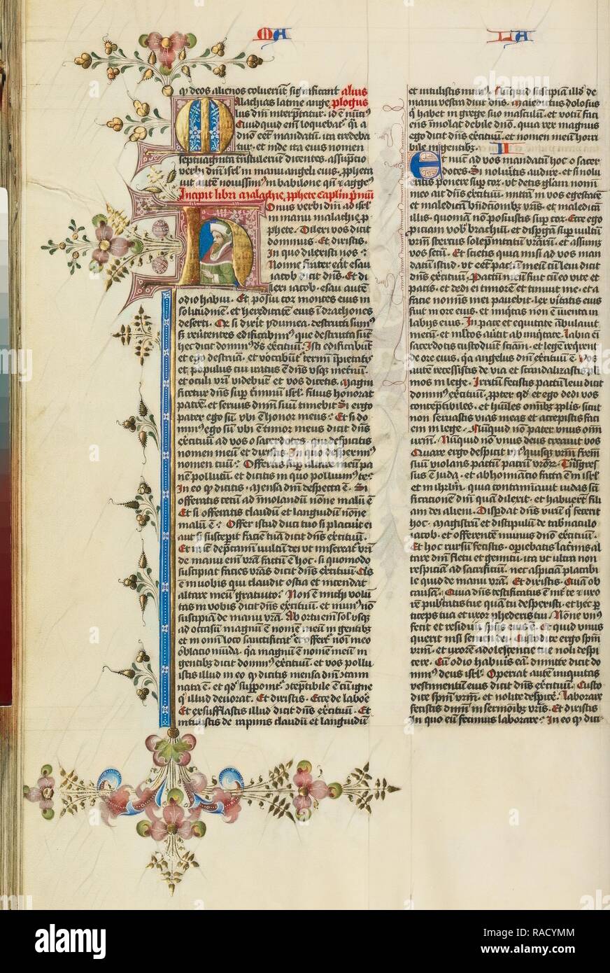 Initial O: A Prophet, Circle of Stefan Lochner (German, died 1451 ...