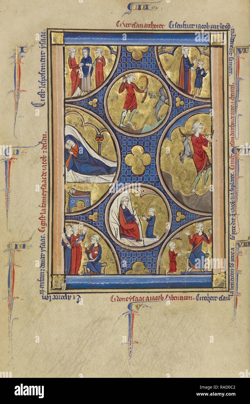 Scenes from the Lives of Isaac, Jacob, and Esau, Paris, France, about ...