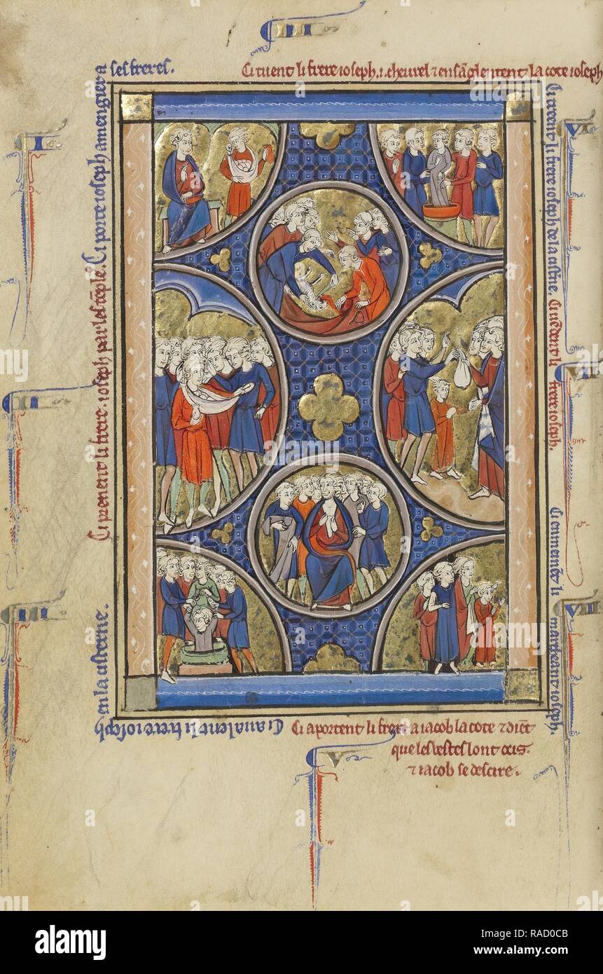 Scenes from the Life of Joseph, Paris, France, about 1250 - 1260 ...