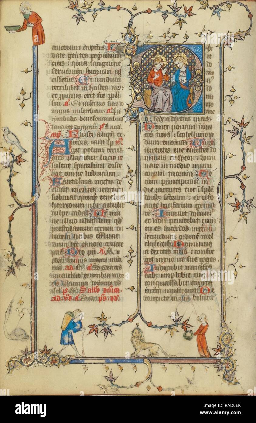 Initial D: God the Father and Christ, Paris, France, about 1320 - 1325 ...