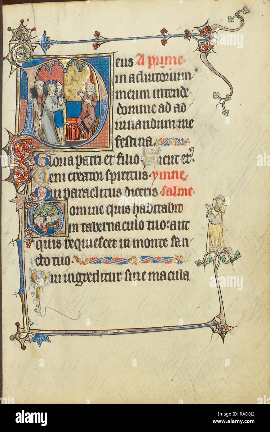 Initial D: Christ before Caiaphas, Initial D: The Virgin Mary with ...