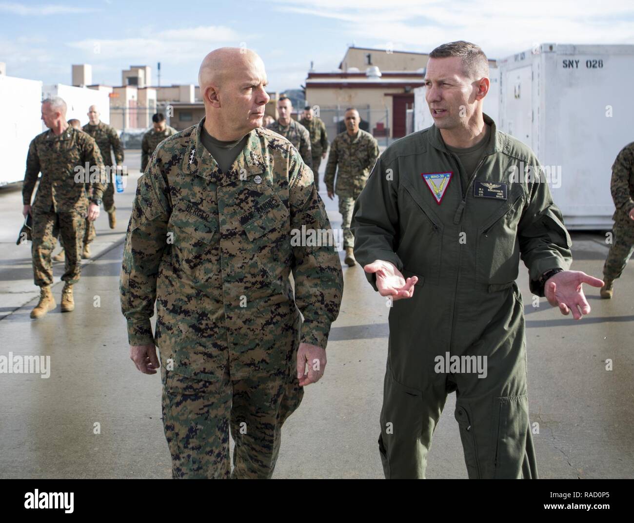 Commanding general of the first marine expeditionary force hi-res stock ...