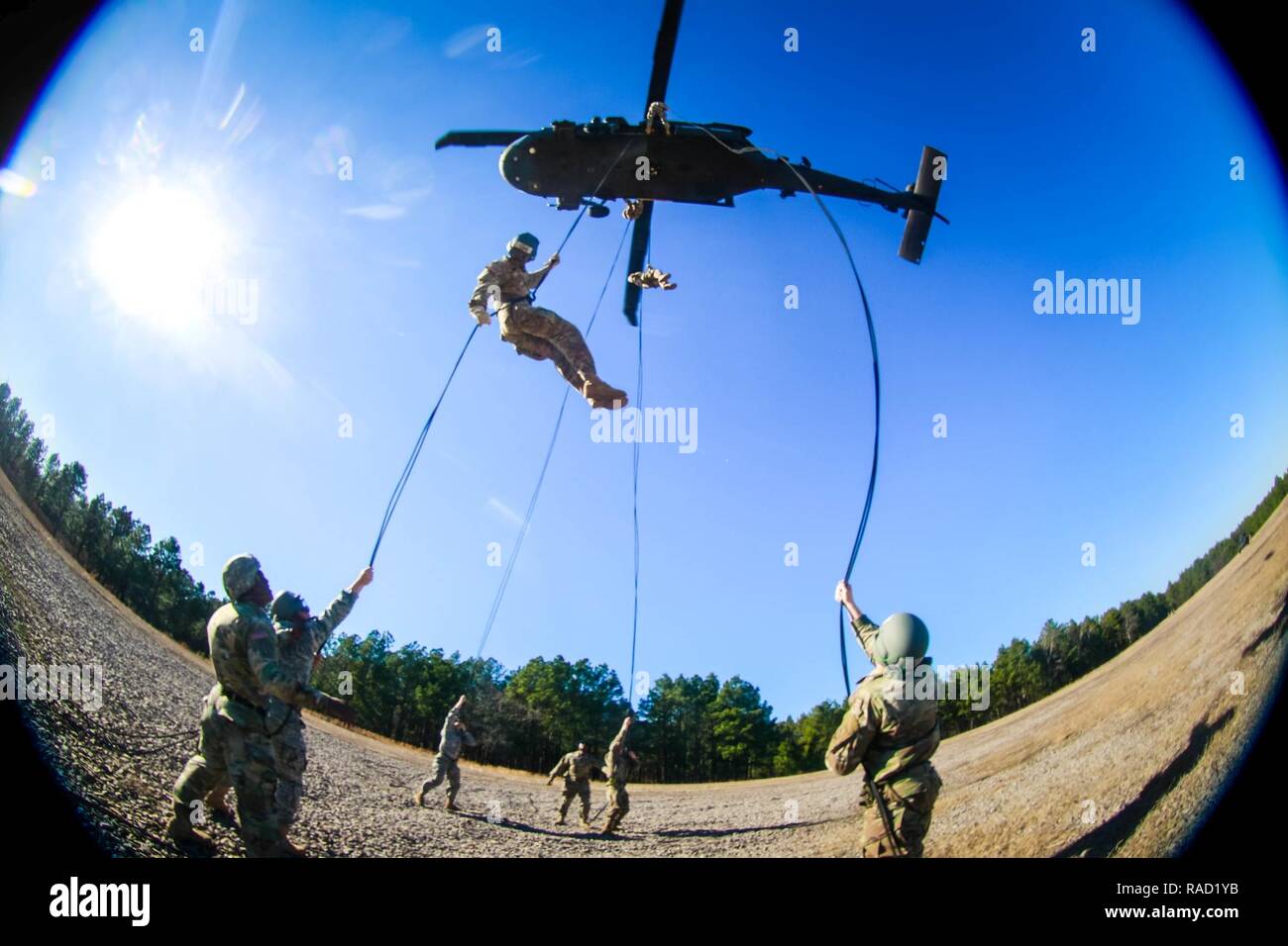 Uh 60 black hawk helicopter 82nd airborne division hi-res stock ...