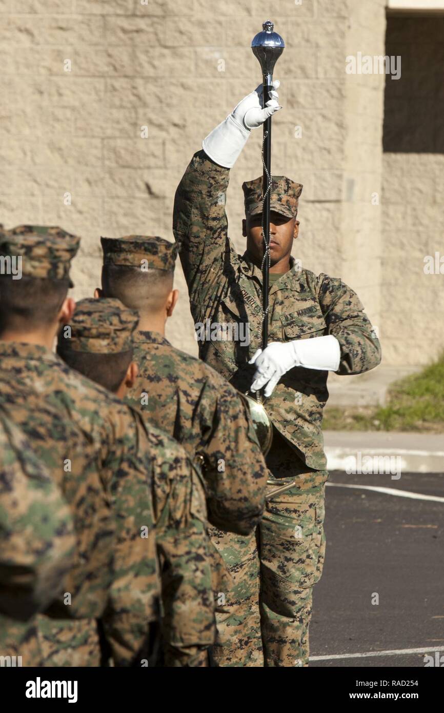 U s marine band drum major hi-res stock photography and images - Alamy