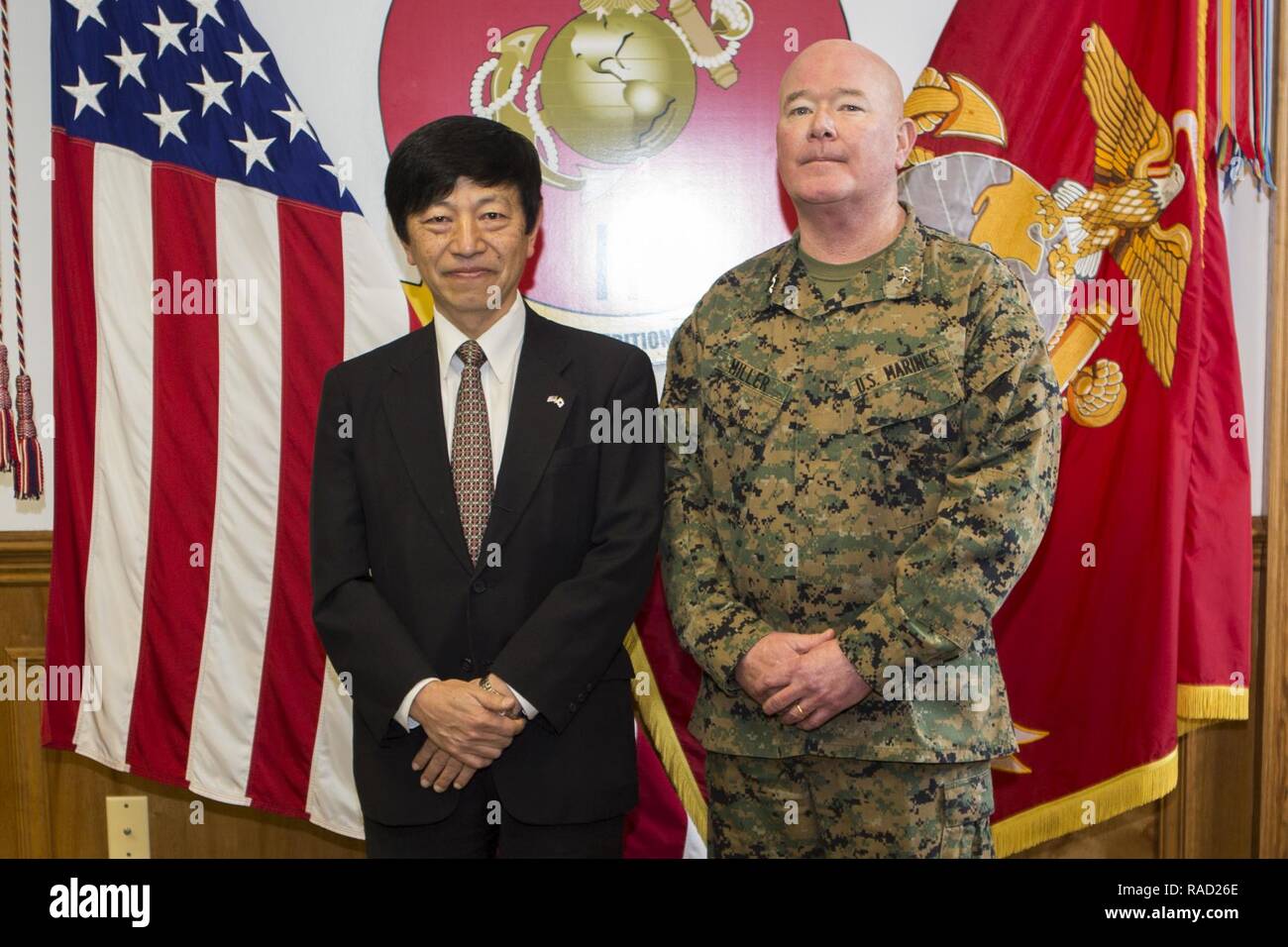 U s marine corps maj gen walter l miller jr hi-res stock photography ...