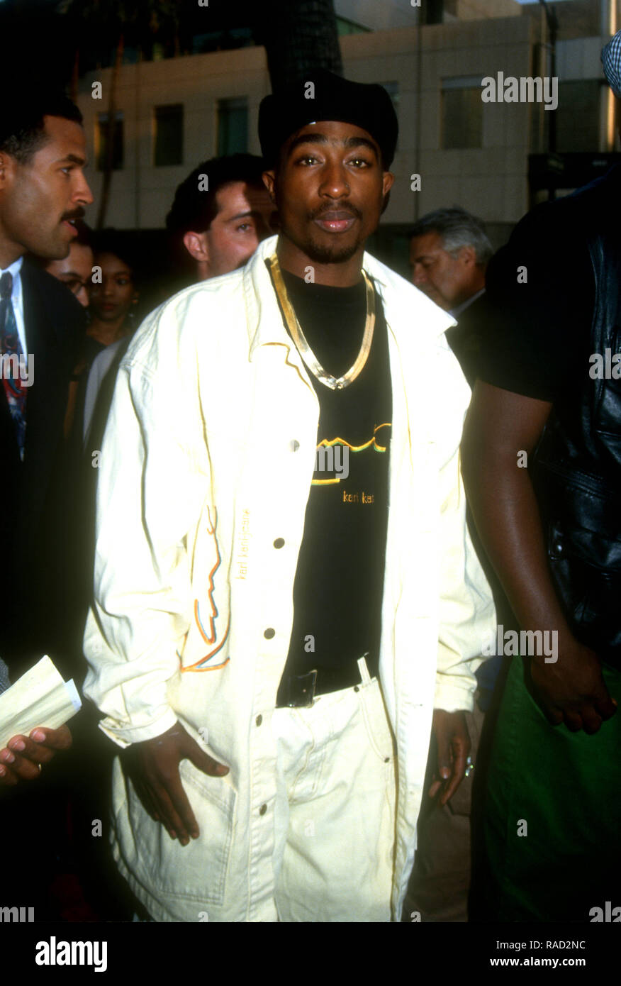 BEVERLY HILLS, CA - JULY 21: Rapper Tupac Shakur attends Columbia ...