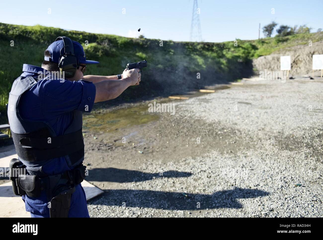 Petty Officer 3rd Class Brandon Lum, a boatswain's mate assigned to ...