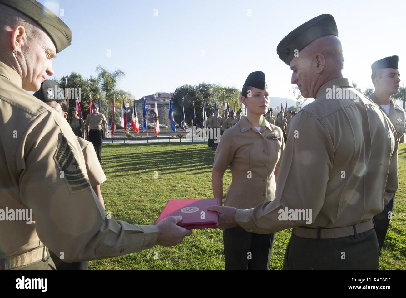 U.S. Marine Sgt. Maj. Troy E. Black, sergeant major of 1st Marine ...