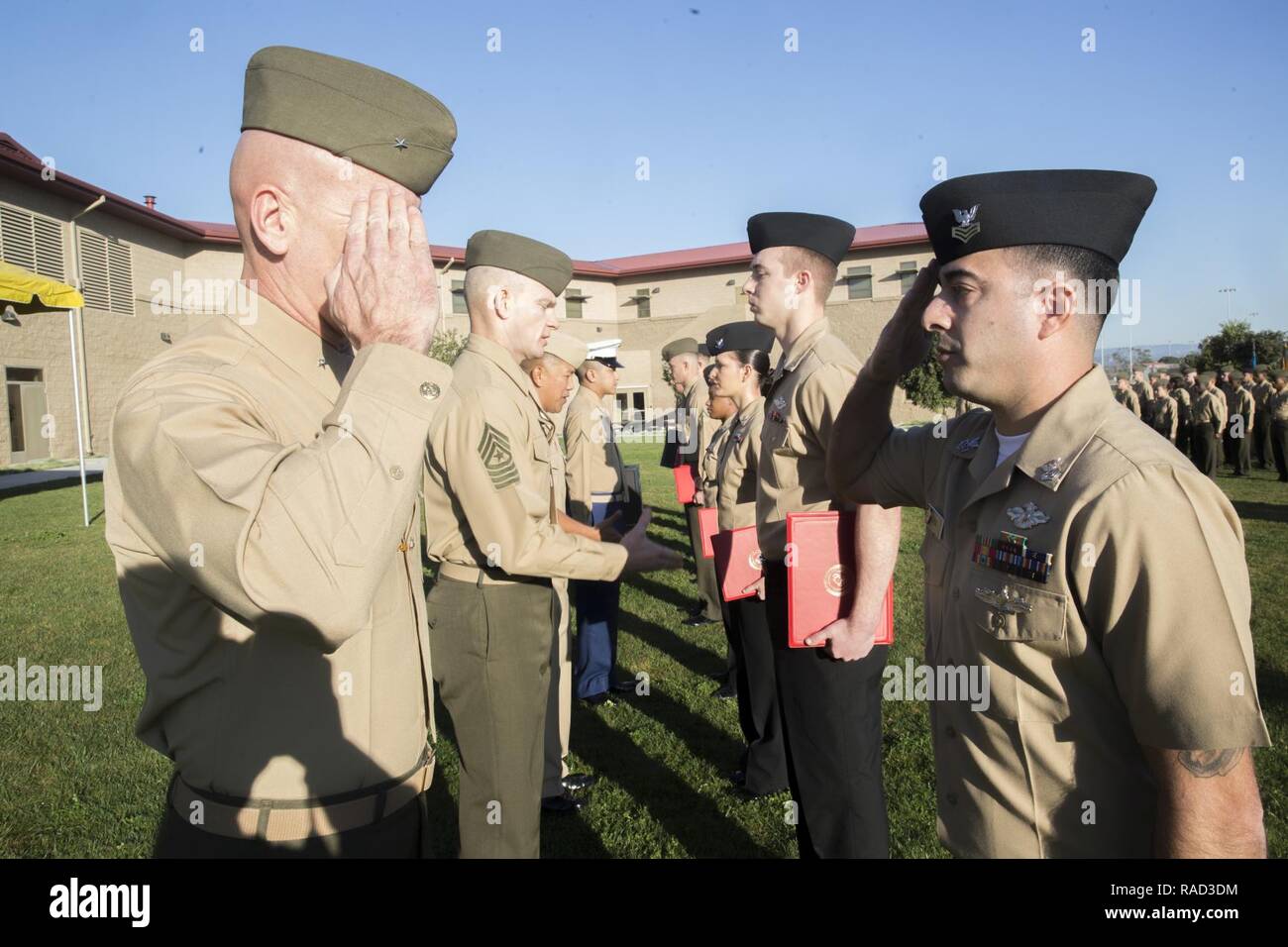 U.S. Marine Brig. Gen. David A. Ottignon, commanding general of the 1st ...