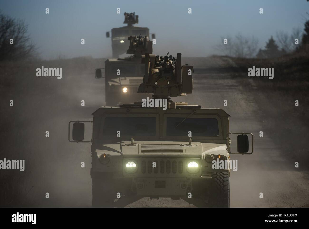 Common Remotely Operated Weapon Stations (CROWS) are mounted on top of ...