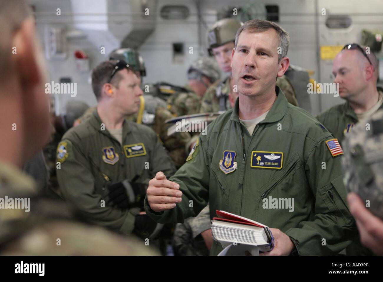 U.S. Air Force Lt. Col. Stan Davis assigned to 317th Airlift Squadron ...