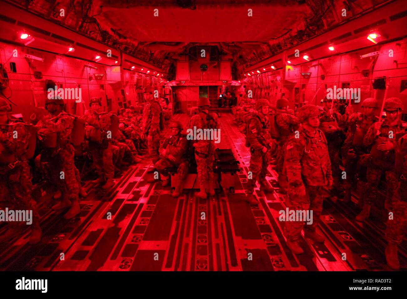 U.S. Army paratroopers assigned to the 360th Civil Affairs Brigade and ...