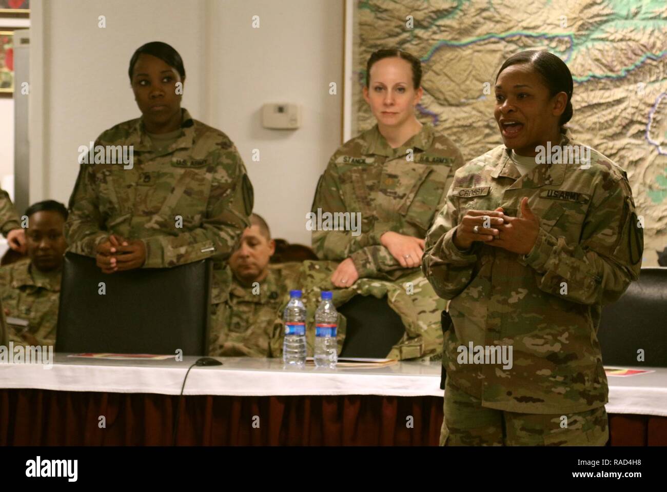 Command Sgt. Major Jill L. Crosby, command sergeant major, 1st Cavalry ...