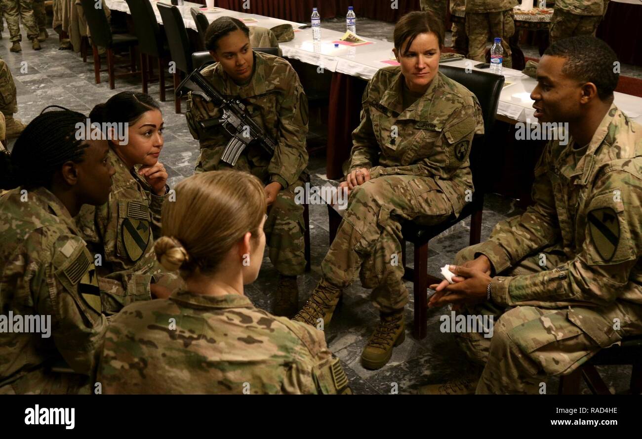 Soldiers take part in group exercises to better get to know each other ...