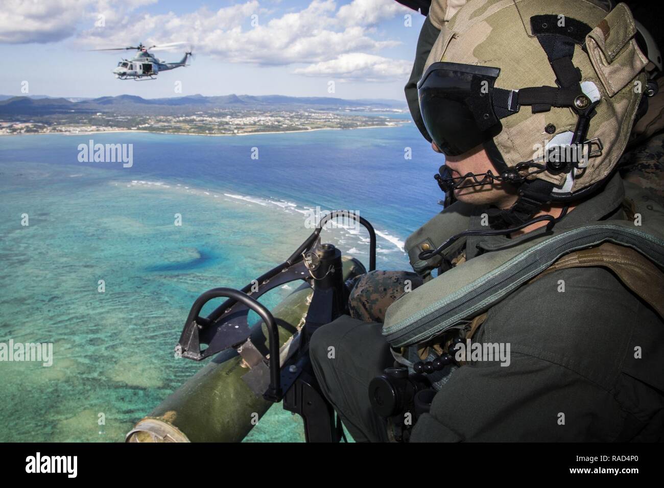 U.S. Marine Corps Cpl. Jacob E. Beedle, a UH-1Y helicopter crew chief ...