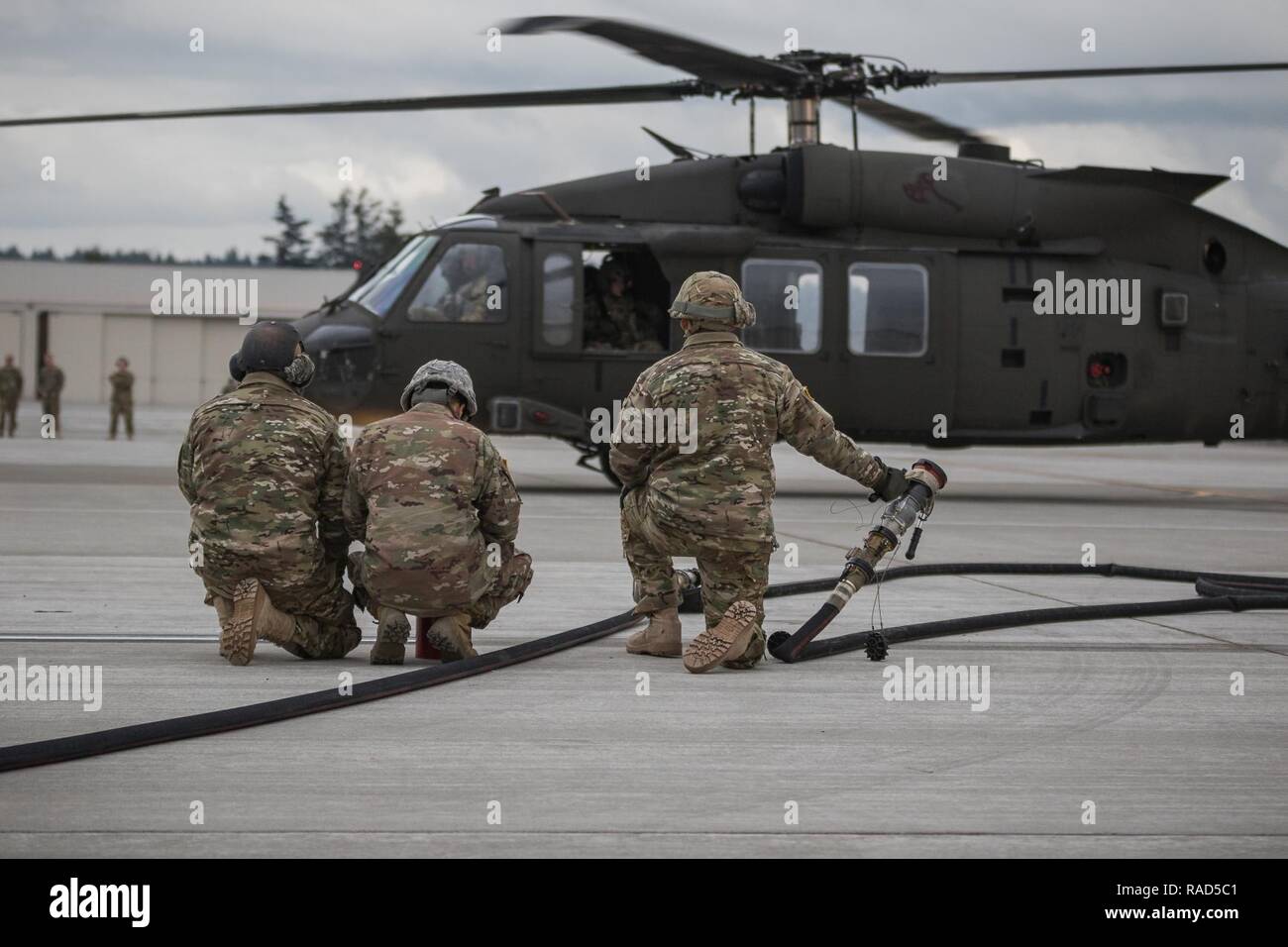 U.S. Army Soldiers assigned to 16th Combat Aviation Brigade, 7th ...