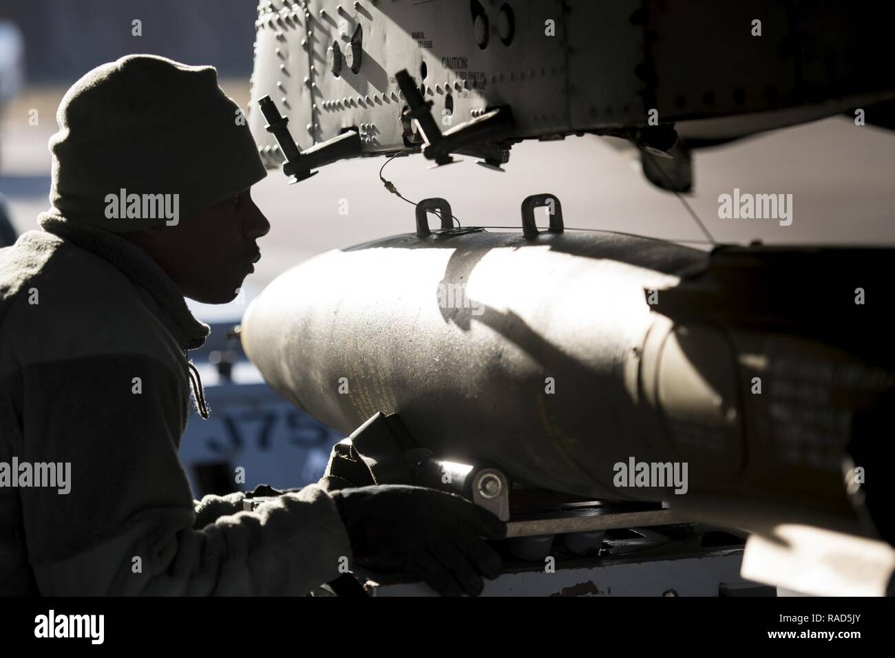 Staff Sgt. Tayrell Washington, 74th Aircraft Maintenance Unit weapons ...