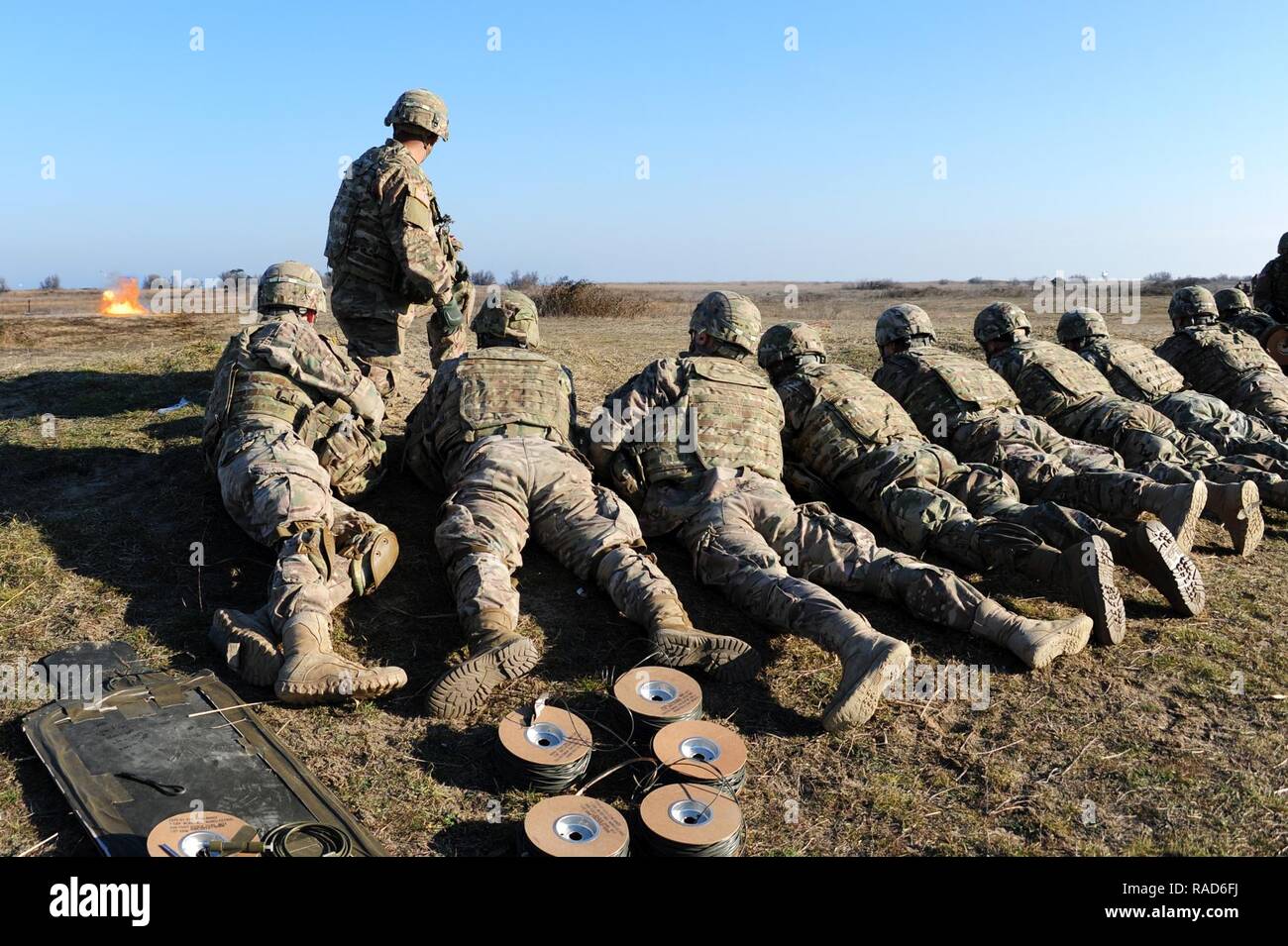 U.S. Army paratroopers from 54th Brigade Engineer Battalion, 173rd ...