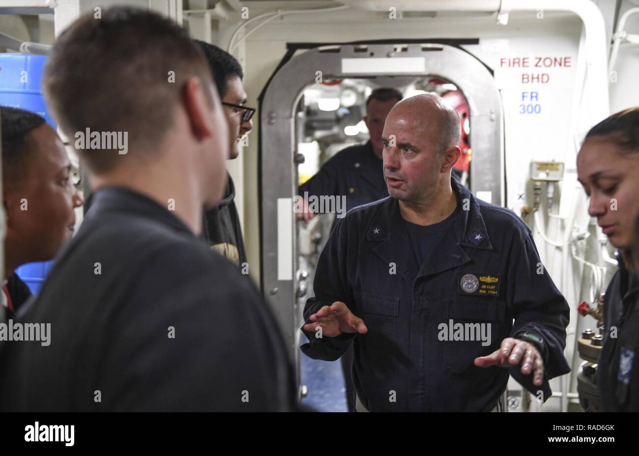 PACIFIC OCEAN (Jan. 27, 2017) Rear Adm. James W. Kilby, commander ...