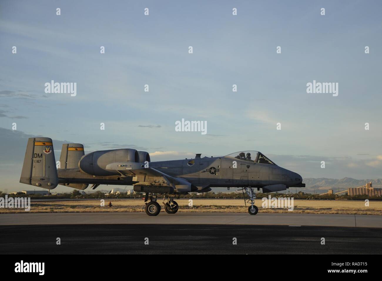 An A-10C Thunderbolt II assigned to the 357th Fighter Squadron prepares ...