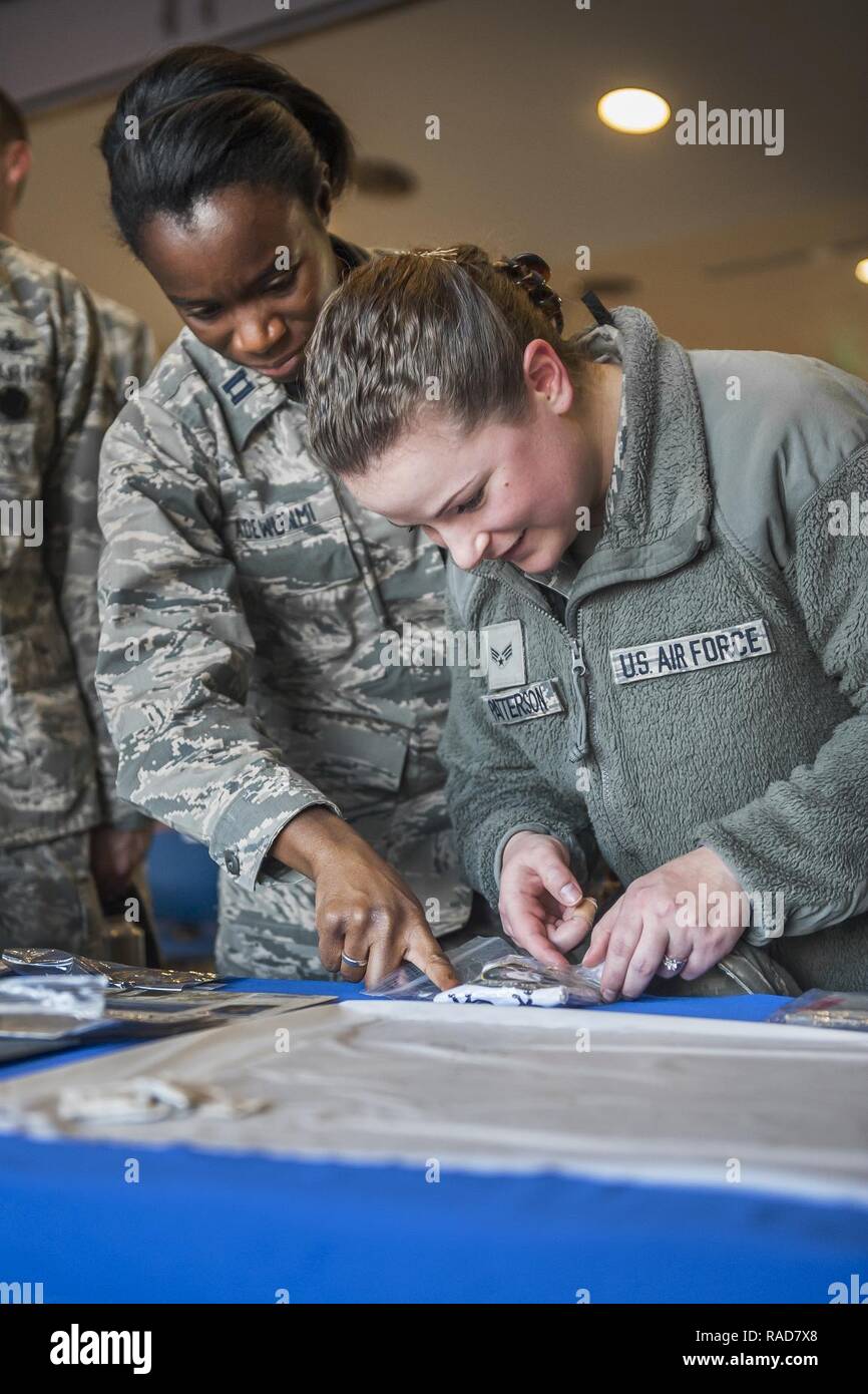 SCHRIEVER AIR FORCE BASE, Colo. -- Members of the 50th Space Wing view ...