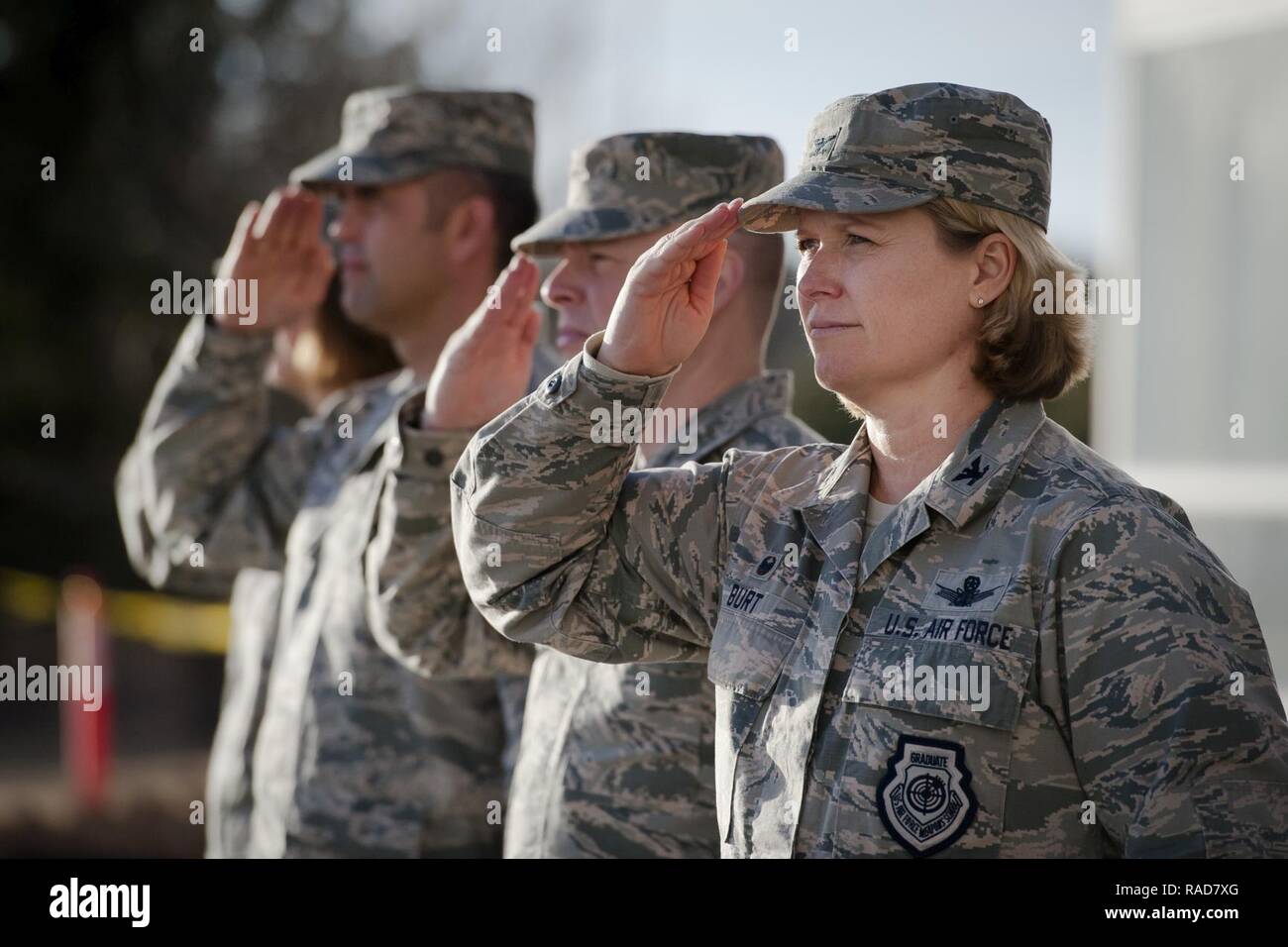 SCHRIEVER AIR FORCE BASE, Colo. -- Colonel Deanna Burt, Commander, 50th ...