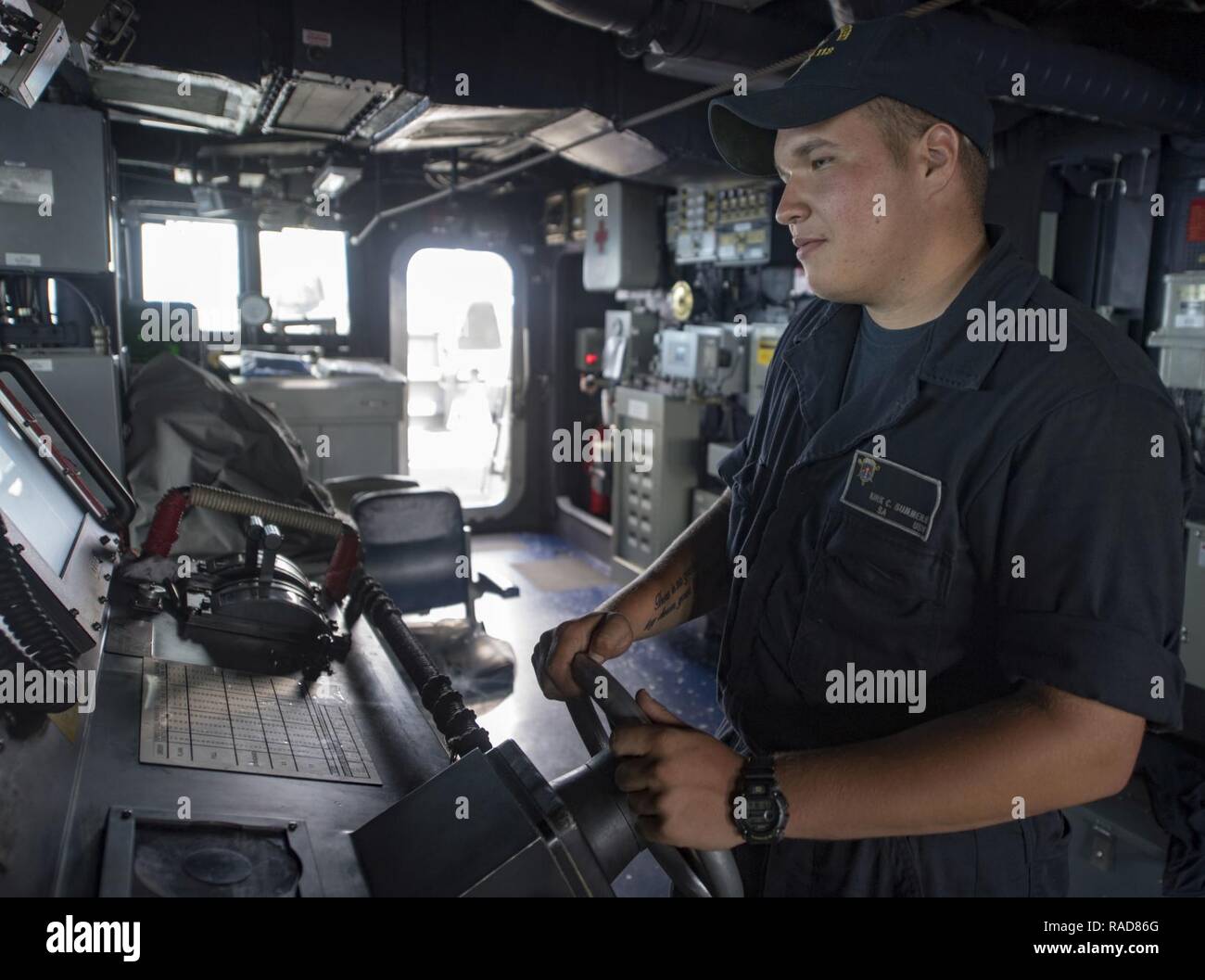 (Jan. 30, 2017) Seaman Kirk Summers, from Kooskia, Idaho, stands ...