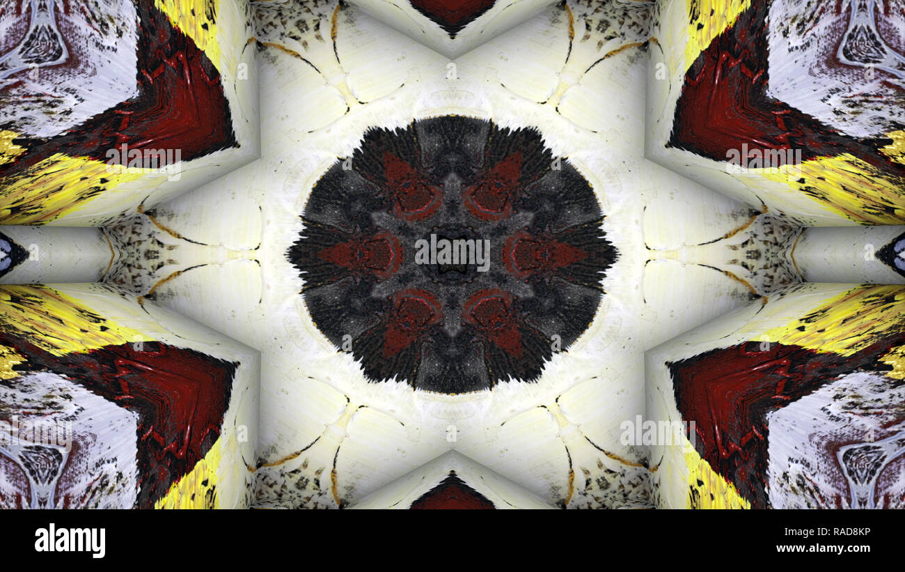 Abstract Paint Brush Ink Explode Spread Smooth Concept Symmetric ...