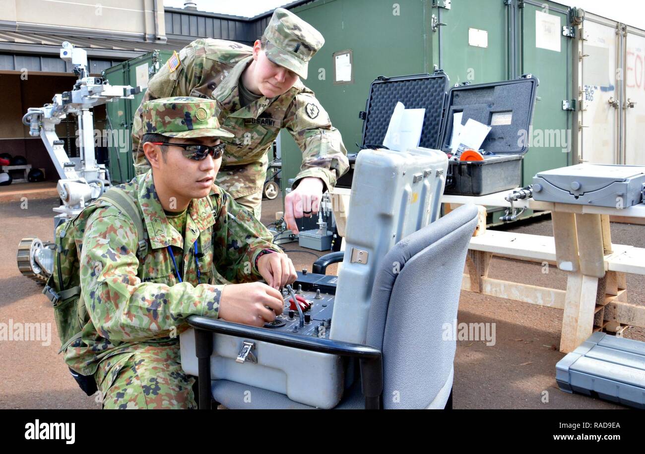 SCHOFIELD BARRACKS, Hawaii- Platoon Leader, 1st Lt. Caitlin Martin ...