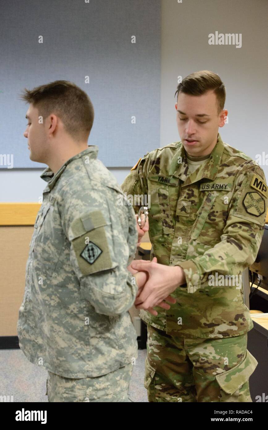 U.S. Army Sgt. Zachary Yahn, a Military Policeman with United States ...