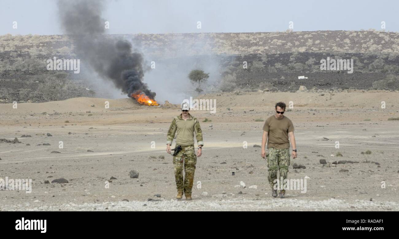 U.S. Navy Sailors of Combined Joint Task Force-Horn of Africa Explosive ...