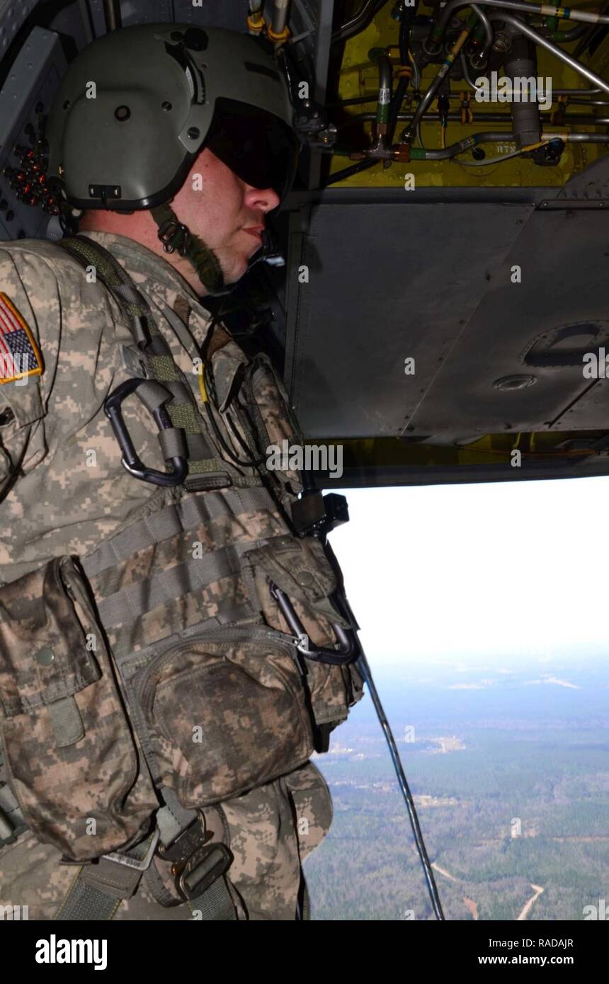 Staff Sgt. Benjamin E. Scott, flight engineer with the Army Aviation ...
