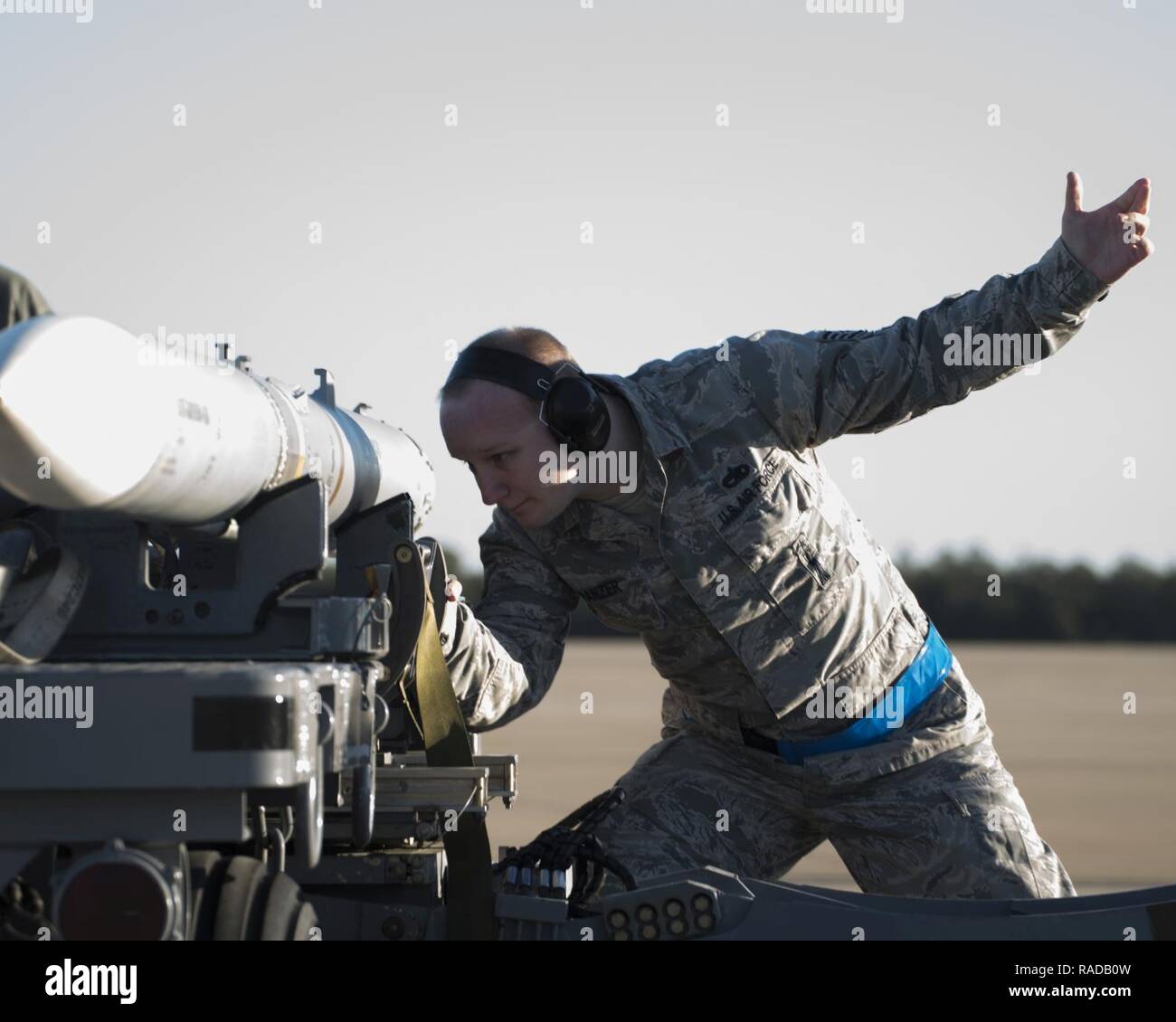 U.S. Air Force Staff Sgt. David Panzer, 33rd Aircraft Maintenance ...