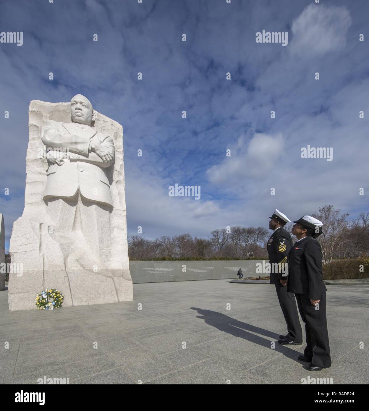 Washington DC (Jan. 27, 2017) Master Chief Marcious Kelley and another ...