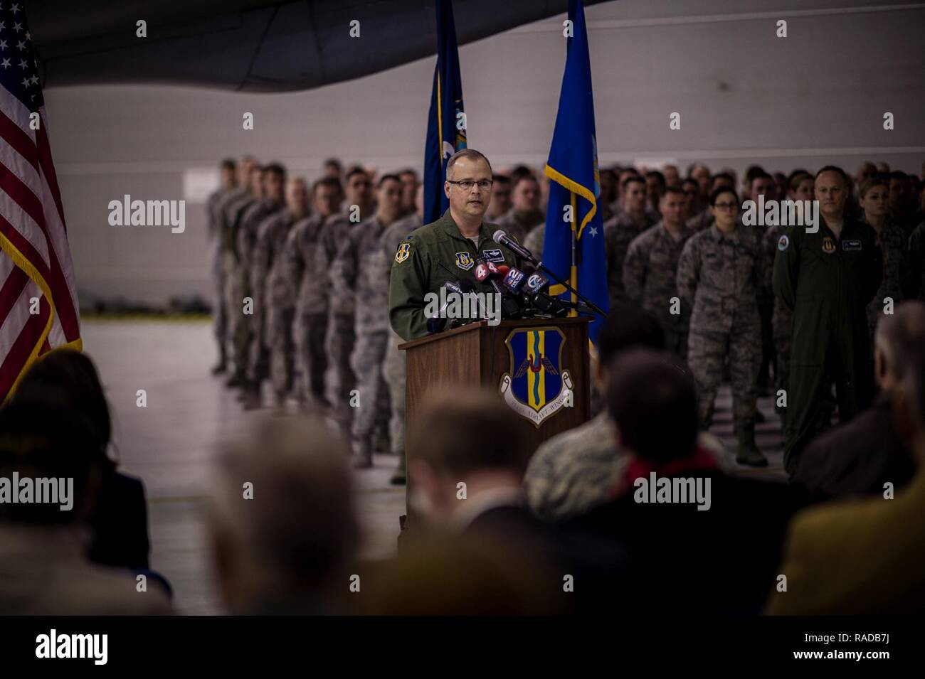 Col. Brian Bowman, commander of the 914th Airlift Wing, Air Force ...
