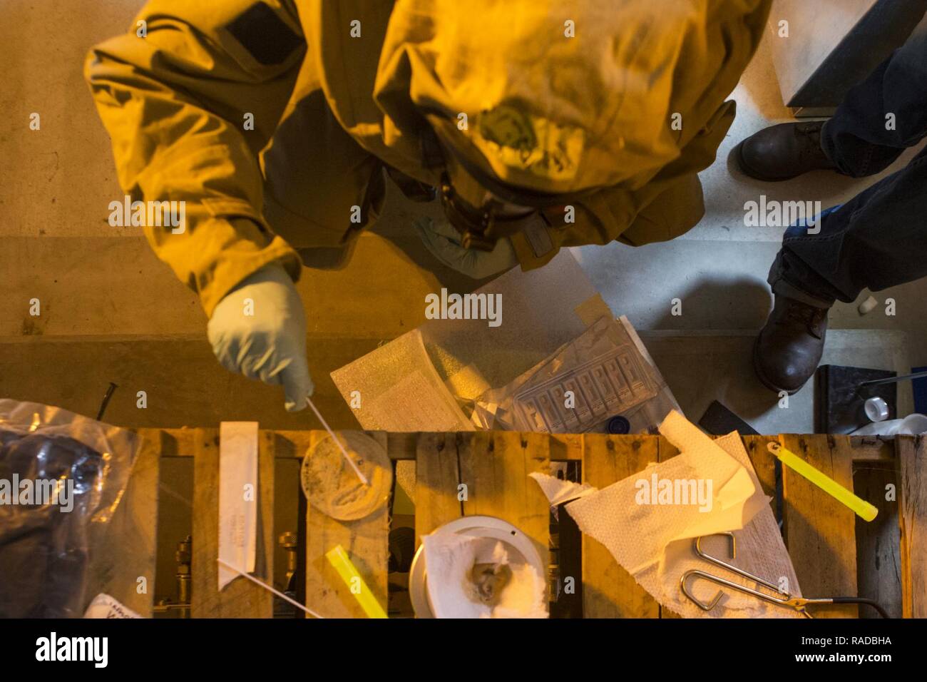 Cpl. Ryan Yancey, a chemical, biological, radiological and nuclear ...
