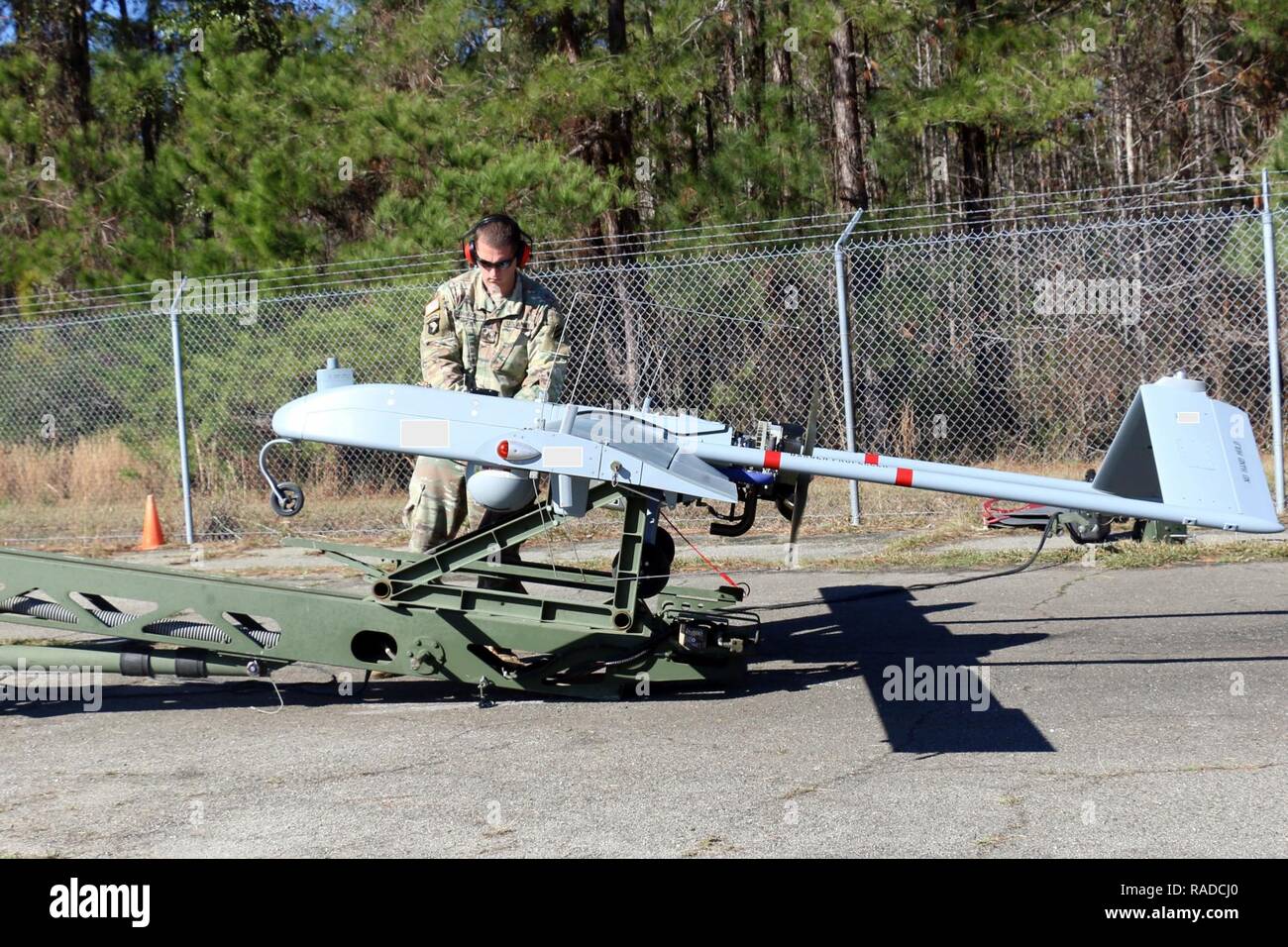 Sgt. Justin Carrington, unmanned aircraft system repairer with Delta ...