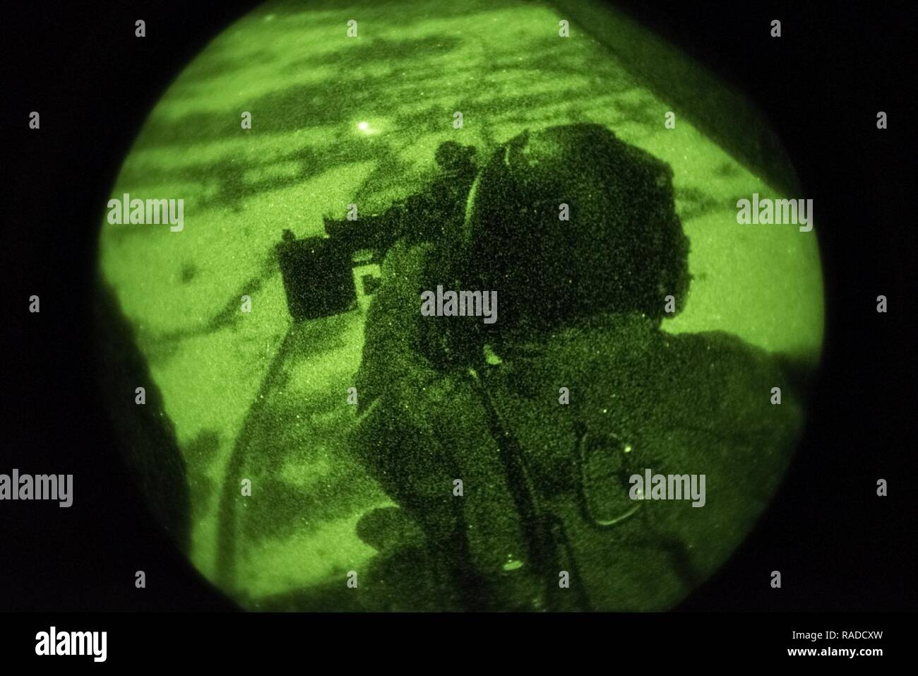 A U.S. special-mission aviator assigned to the 7th Special Operations ...