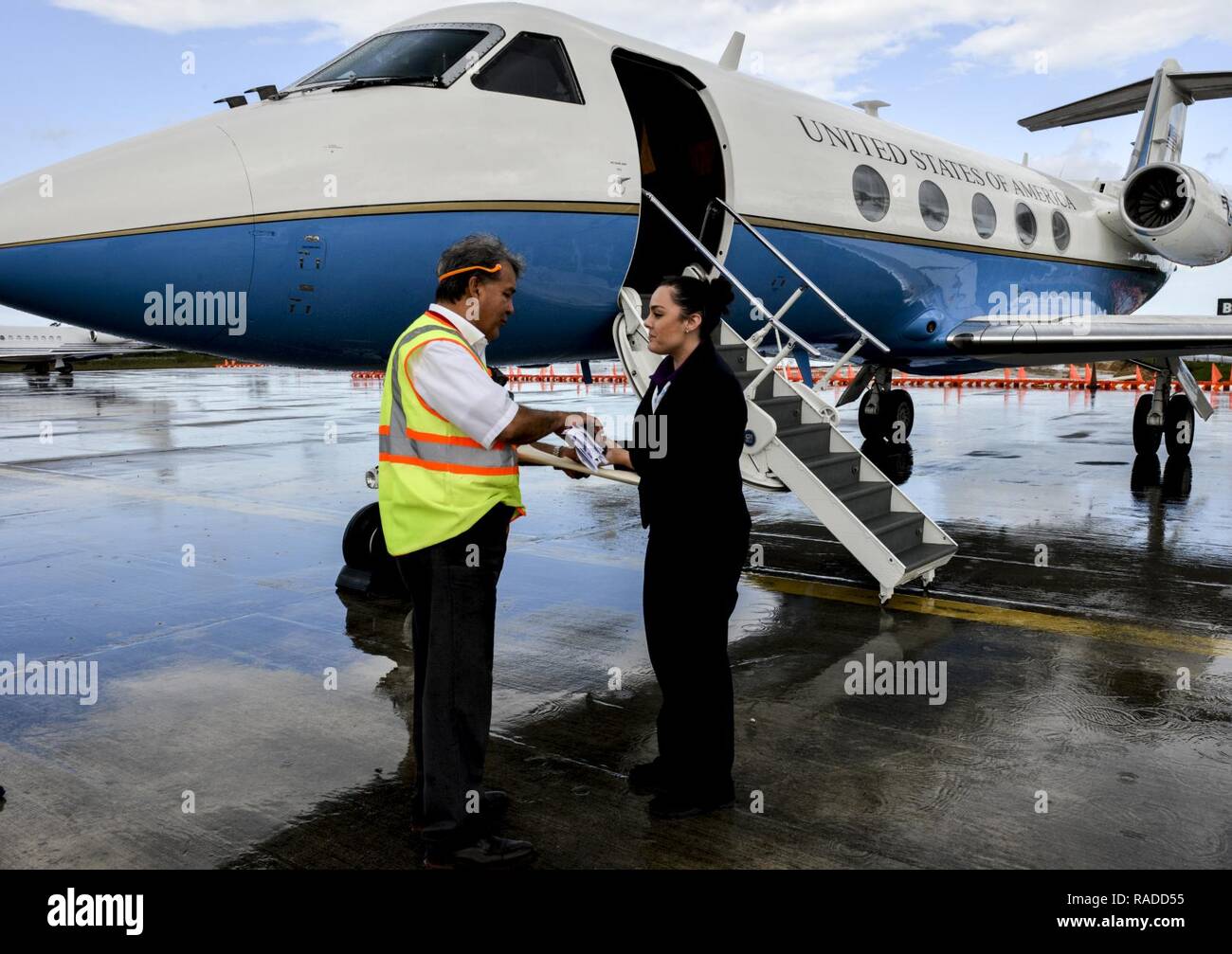 Staff Sgt. Autumn Murphy, 99th Airlift Squadron flight attendant ...
