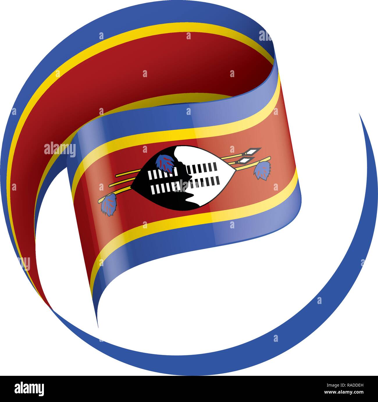 Swaziland flag 3d realistic waving hi-res stock photography and images ...