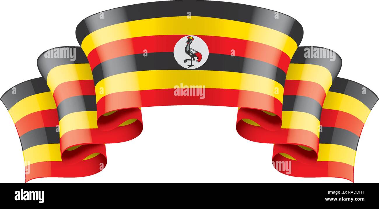 Uganda flag, vector illustration on a white background Stock Vector Image & Art - Alamy