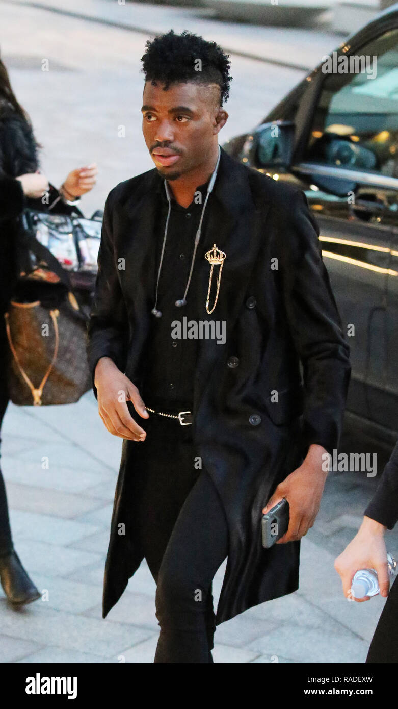 X Factor winner Dalton Harris outside ITV Studios Featuring: Dalton ...