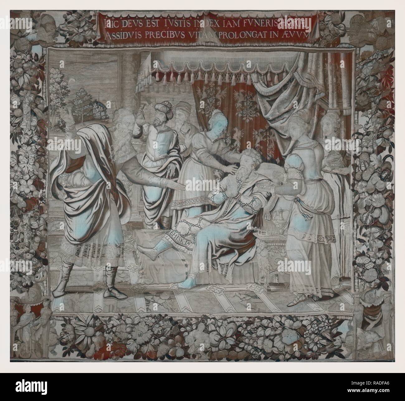 Hezekiah's illness and recover. Reimagined by Gibon. Classic art with a ...