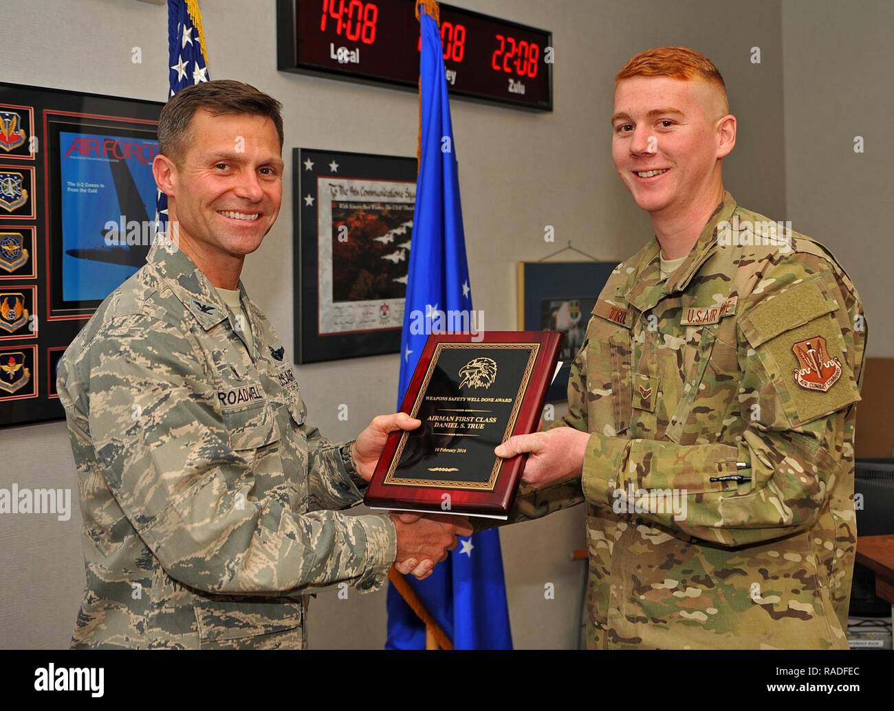 Airman 1st Class Daniel True, 9th Munitions Squadron munitions storage ...