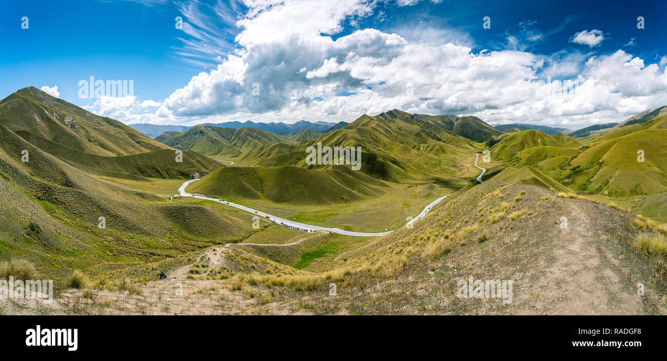 Lindis pass hi-res stock photography and images - Alamy