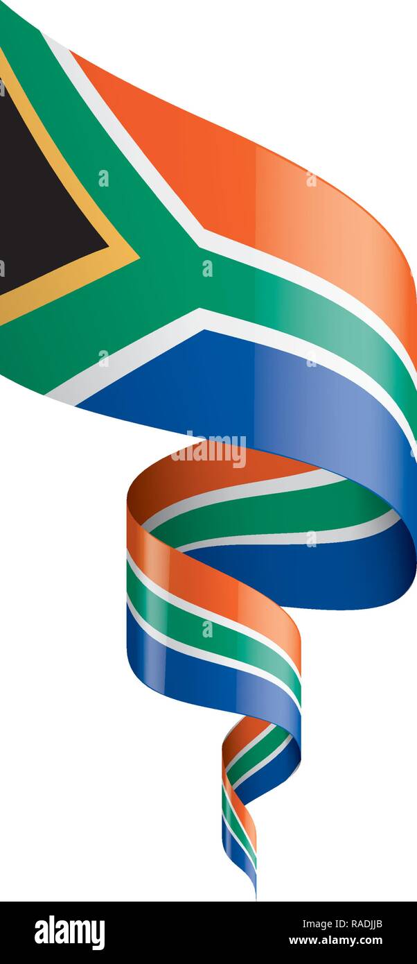 South african official flag hi-res stock photography and images - Alamy