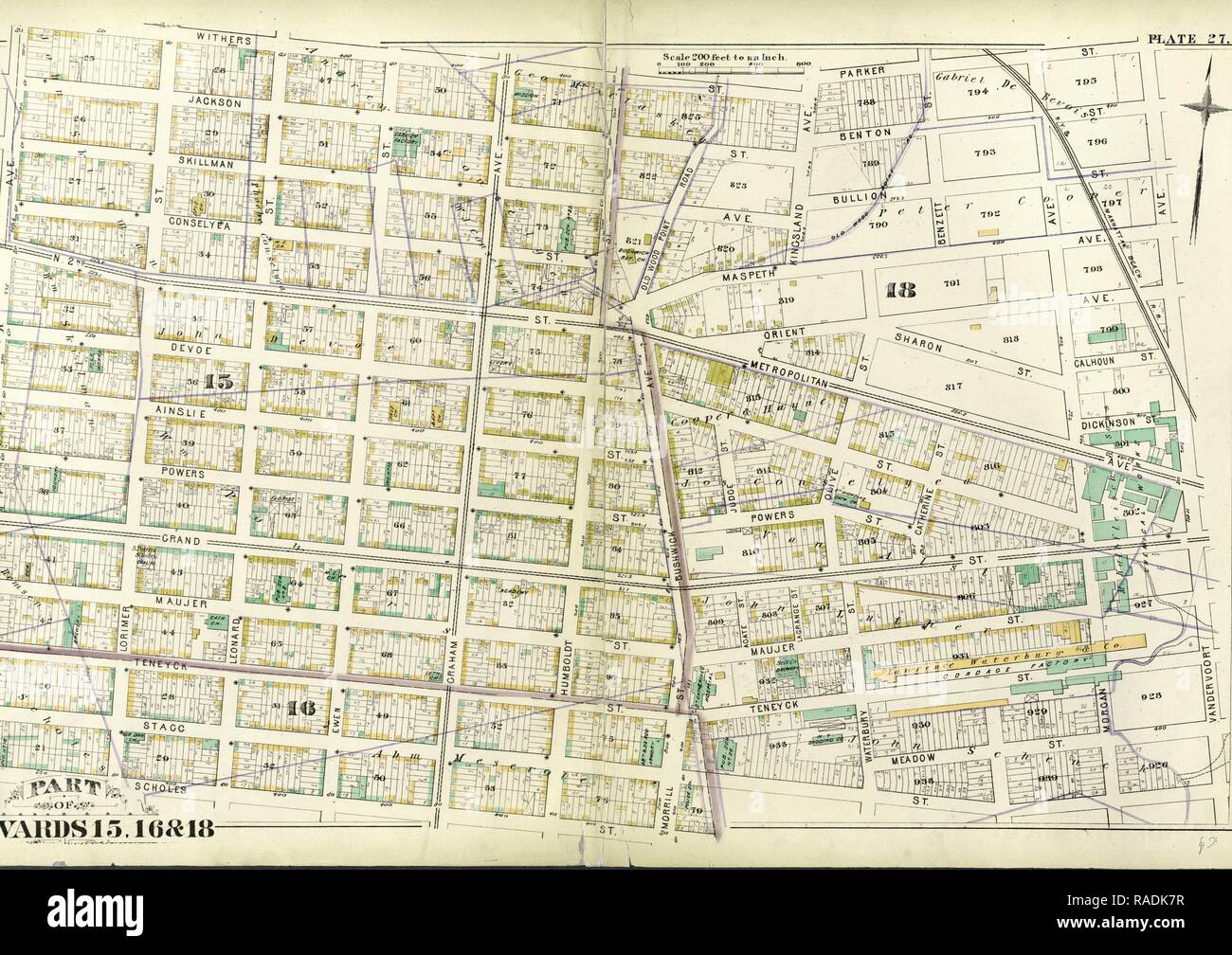 Kingsland map hi-res stock photography and images - Alamy