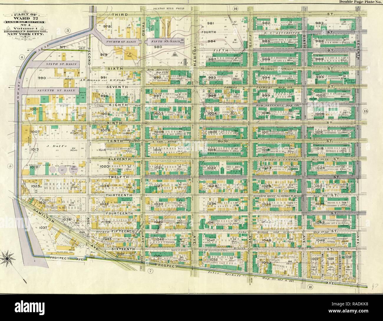 Part of Ward 22. Land Map Section, No. 4, Volume 1, Brooklyn Borough ...